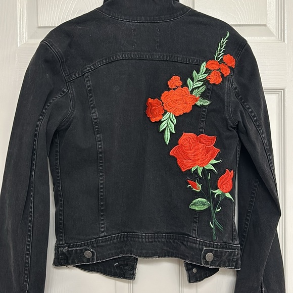 REVICE | Jackets & Coats | Revive Denim Rose Denim Jacket | Poshmark